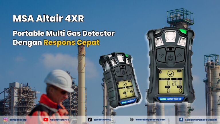 Portable Multi Gas Detector MSA Altair 4XR Dengan Respon Cepat