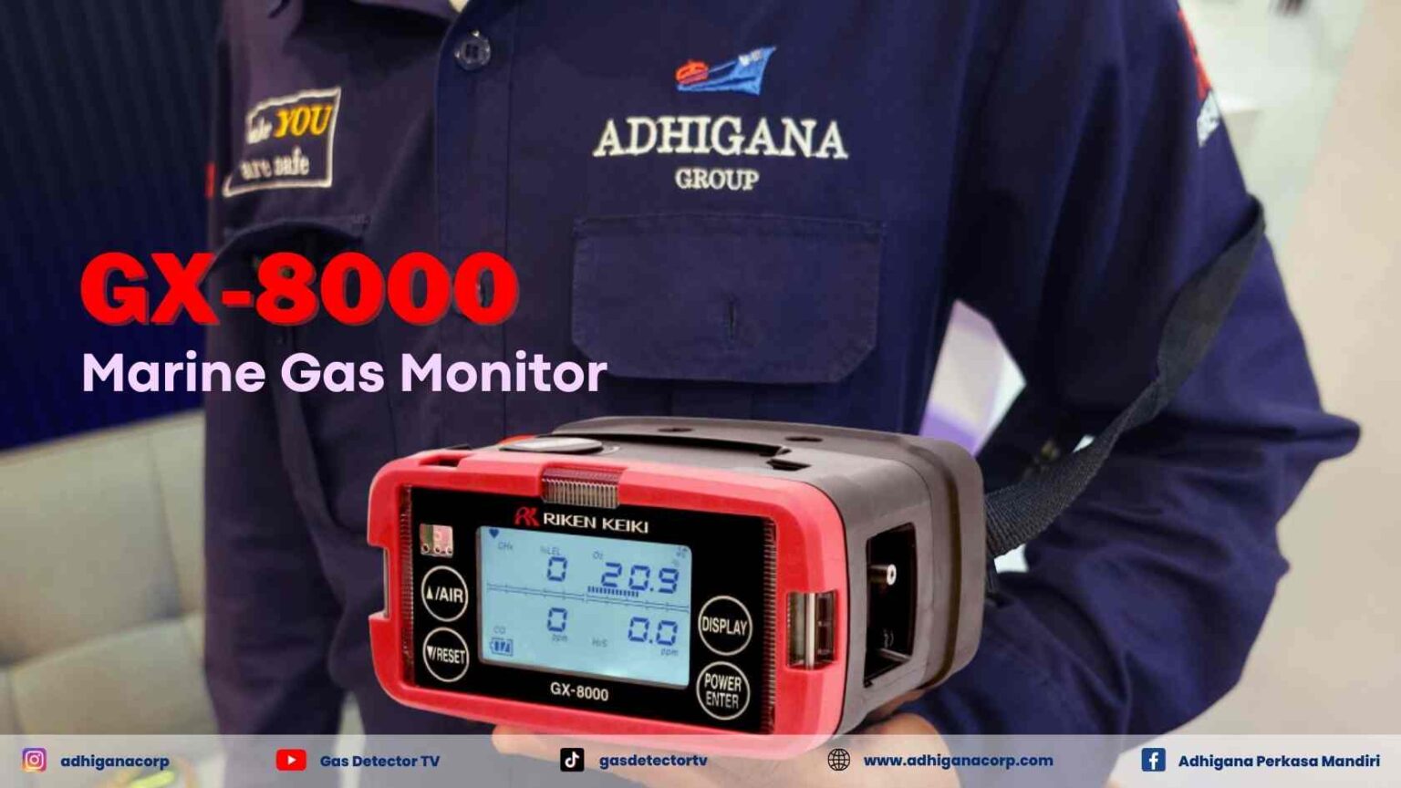 Spesifikasi dan Kelebihan Riken Keiki GX 8000