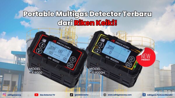 GX-9000 Series Detector Multigas 6-in-1 : Portable Gas Detector